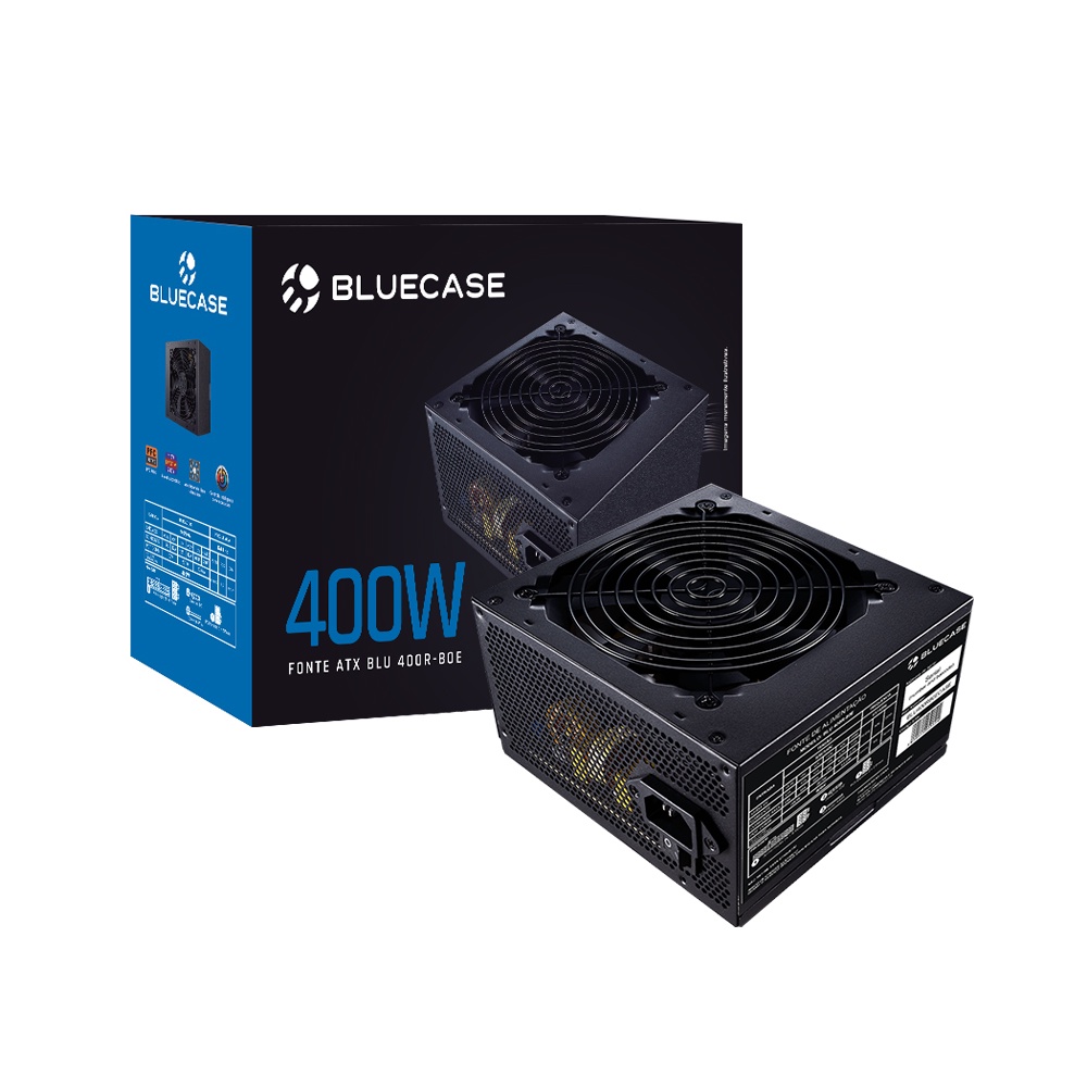 FONTE DE ALIMENTACAO ATX 400W REAL 80 PLUS BRONZE | Shopee Brasil