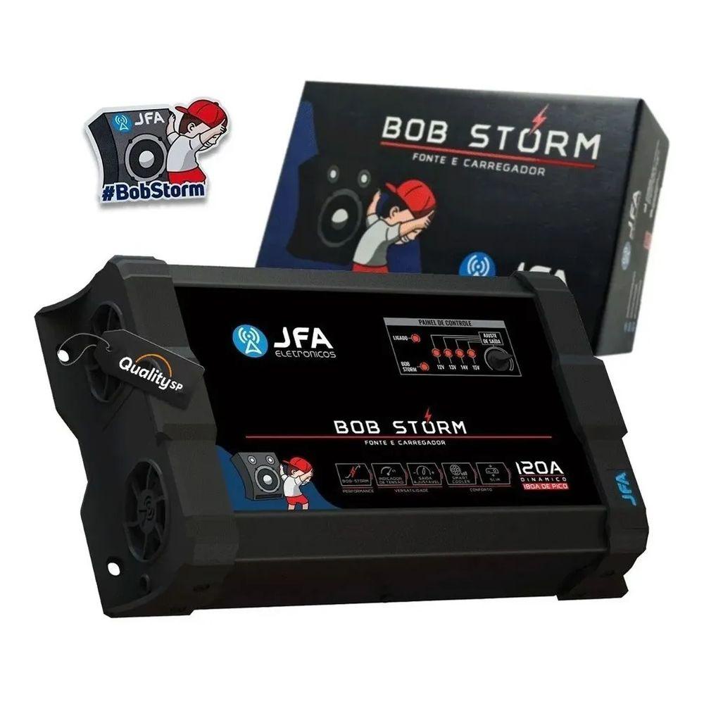Fonte Carregador Automotivo Jfa Bob Storm 2300W RMS 120A Bivolt | Shopee Brasil