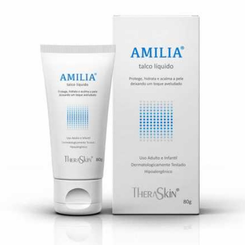 Amilia Talco Líquido Corporal 80g | Shopee Brasil