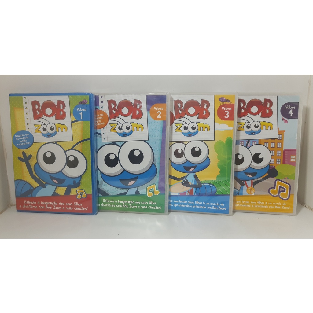 DVD Coleção Bob Zoom (4 volumes) (Lacrado) | Shopee Brasil