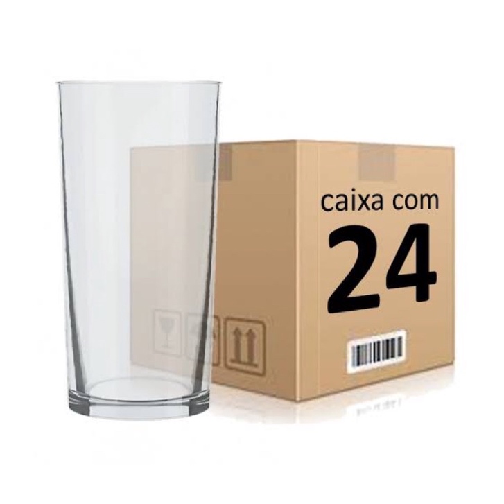 kit com 24 copo long drink cylinder 300ml | Shopee Brasil
