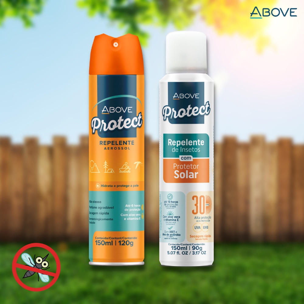 Repelente De Insetos Aerosol Protect Hidratante Com Protetor Solar FPS ... Repelente De Insetos Aerosol Protect Hidratante Com Protetor Solar FPS ...