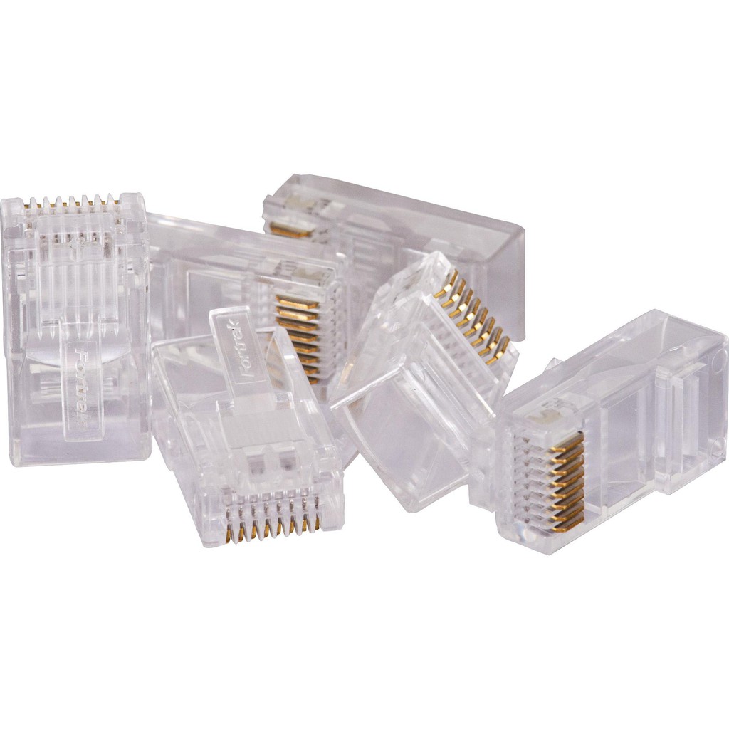 Conector Rj45 8x8 C/ 20 Unidades | Shopee Brasil