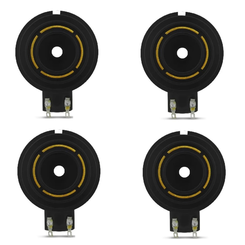 Kit 4 Reparo Para Tweeter Venture/Tsr 120w Rms Musicall 8 Ohms Fenólico ...