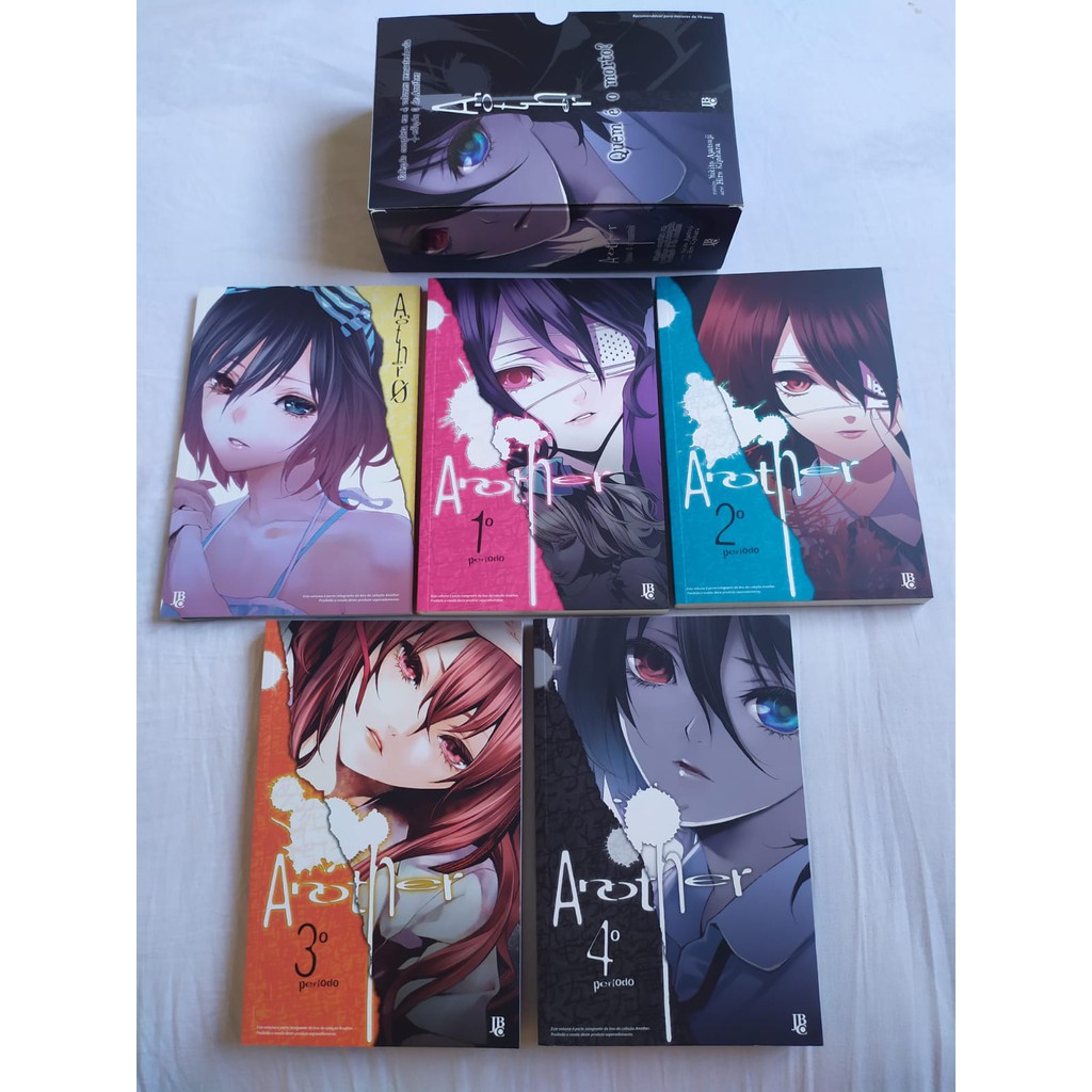 Box do Mangá Another - Coleção completa + volume zero + marcadores de ...