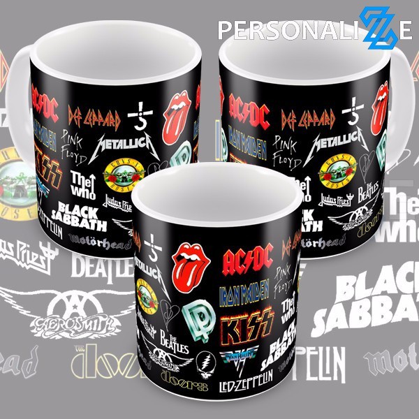 Caneca Bandas De Rock In Roll Famosas Logos | Shopee Brasil Caneca Bandas De Rock In Roll Famosas Logos | Shopee Brasil
