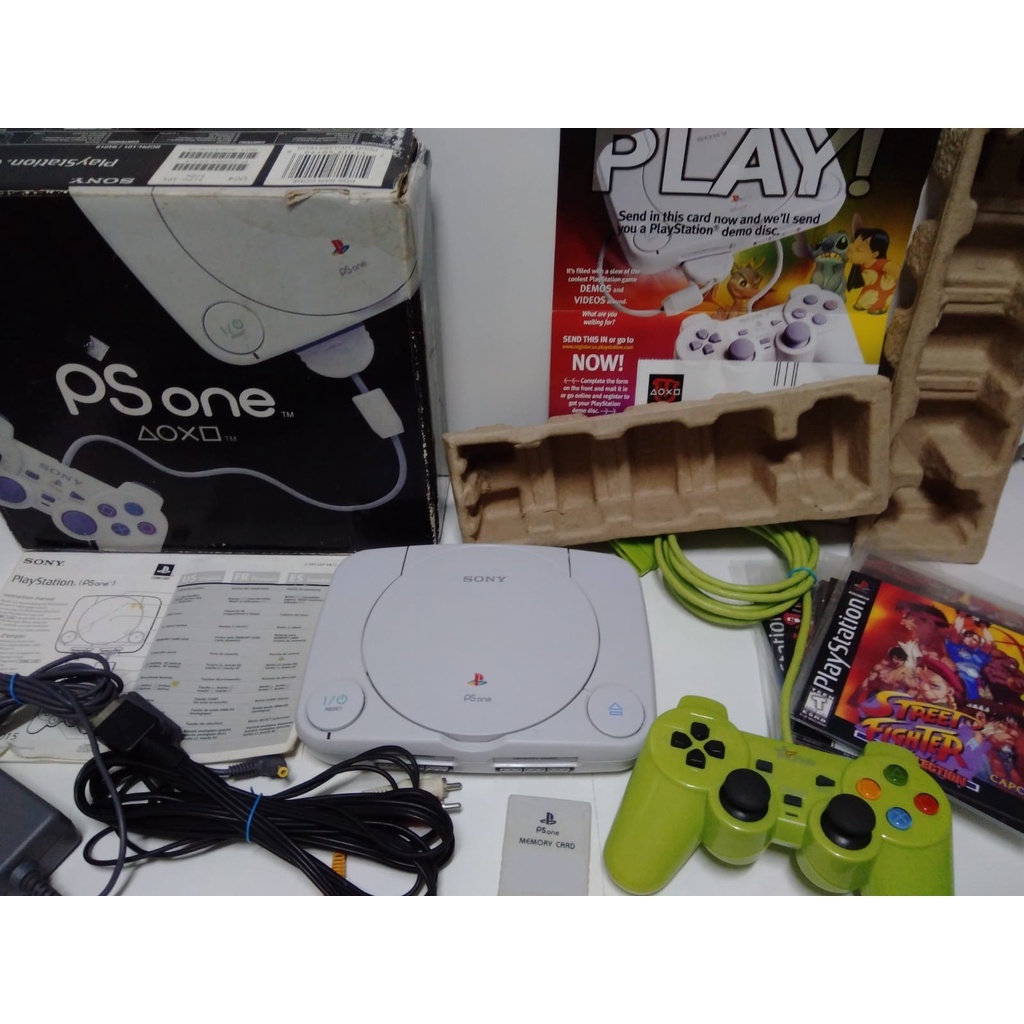 PSONE Playstation 1 Completo Na Caixa | Shopee Brasil