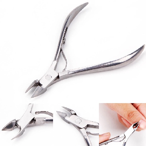 Alicate de cutícula inox profissional manicure | Shopee Brasil