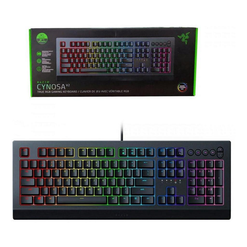 Teclado Gamer Razer Cynosa V2 Chroma Membrana Layout Usa | Shopee Brasil