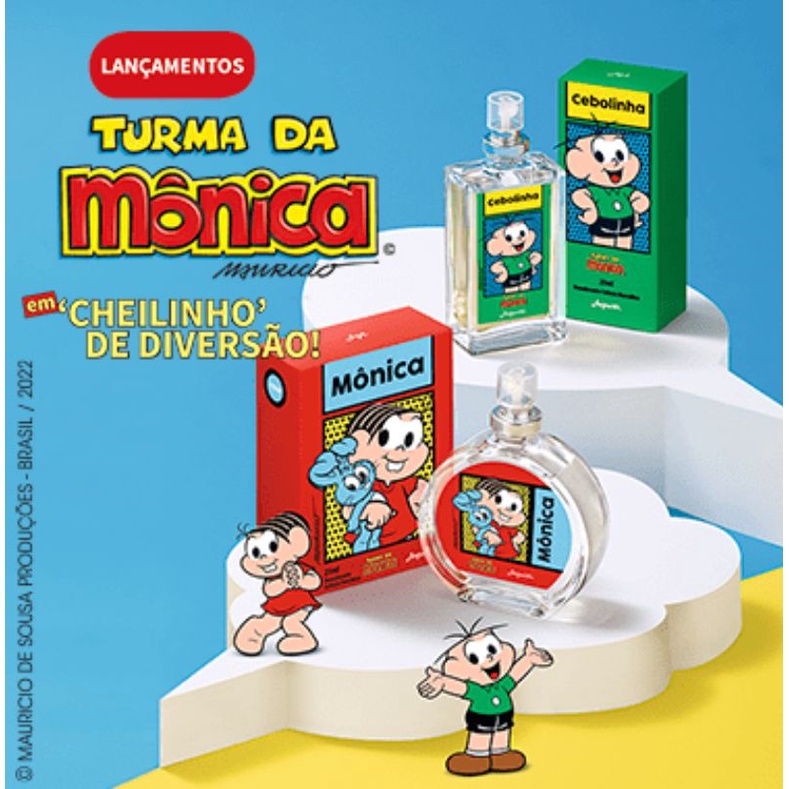 Kit Turma da Mônica + cebolinha Desodorantes Colônias - 2 x 25 ml ...