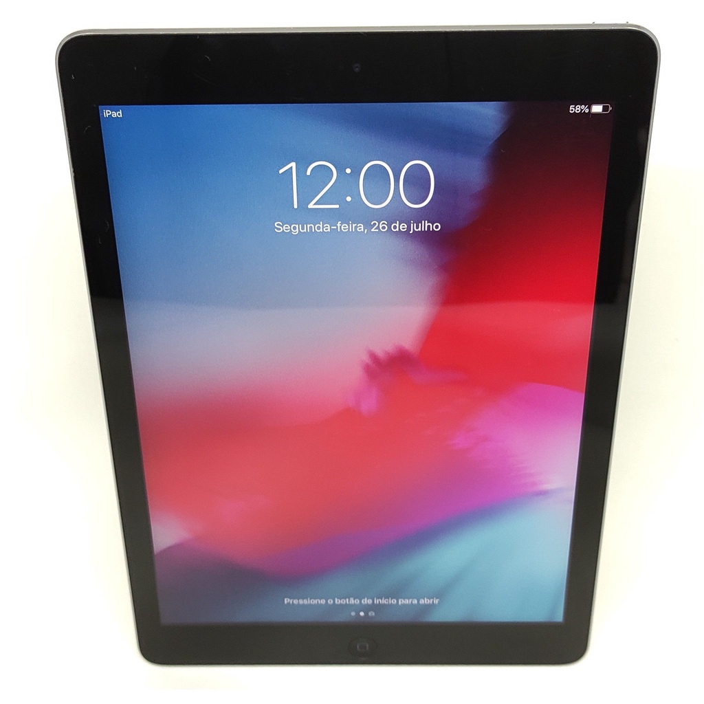 Apple iPad Air A1474 MD785BR/B Wifi 16Gb Tela 9.7 8Mp Cinza Espacial ...