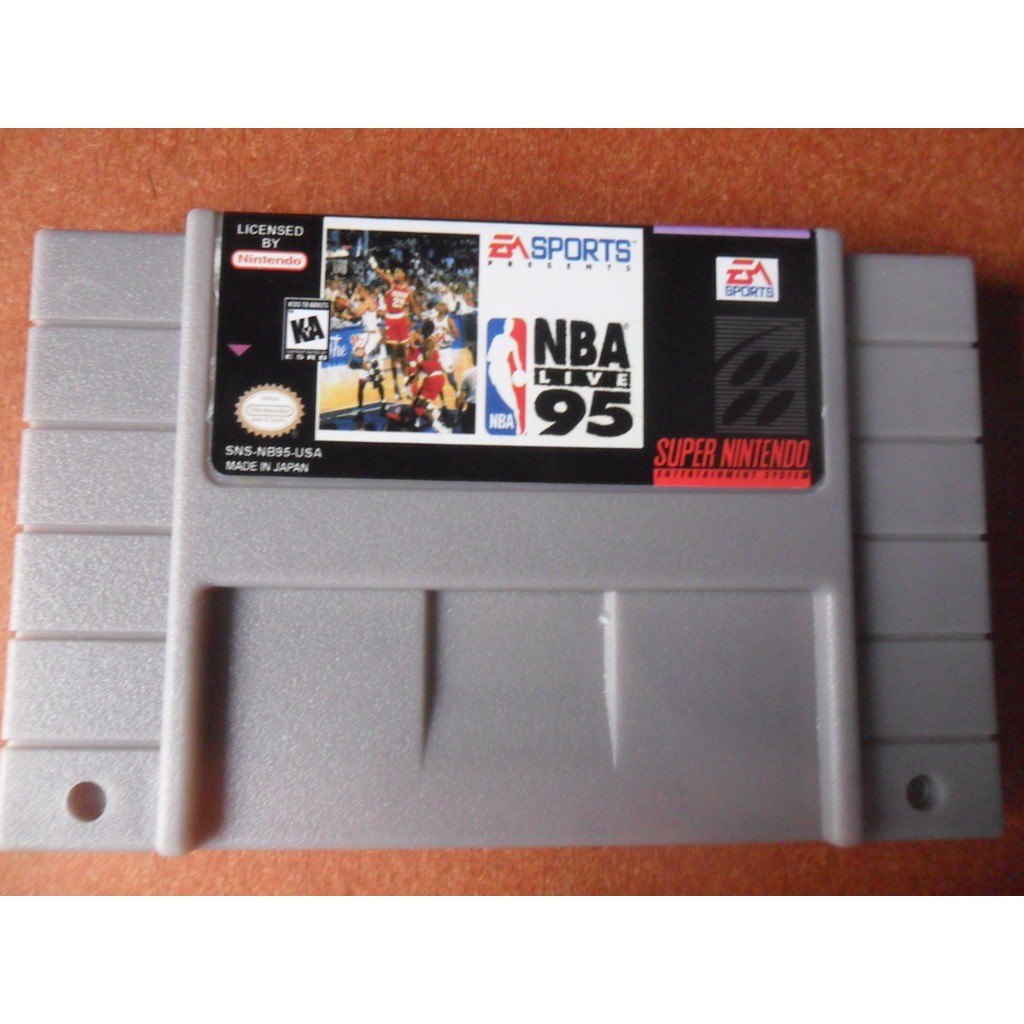 Cartucho / Fita para Super Nintendo – SNES – NBA Live 95 - Chip Original | Shopee Brasil