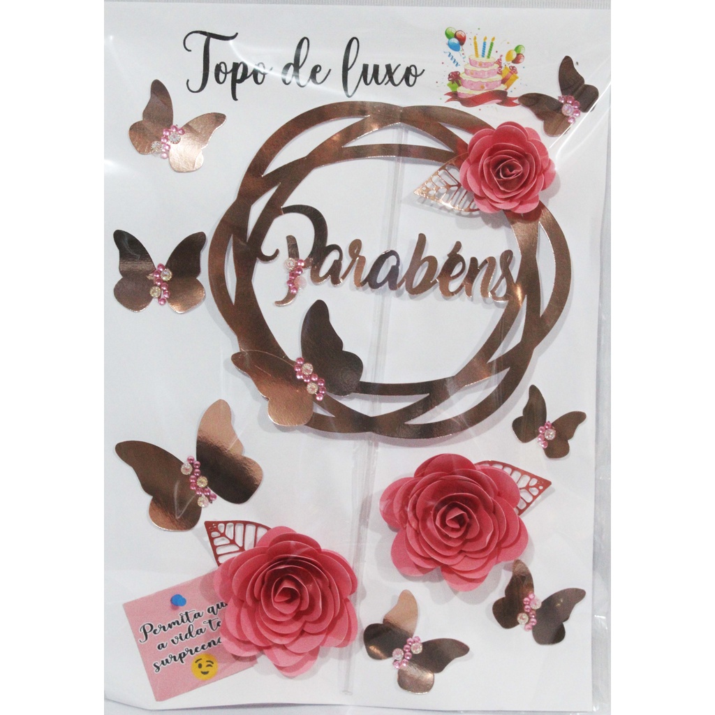 Topper de bolo | Shopee Brasil