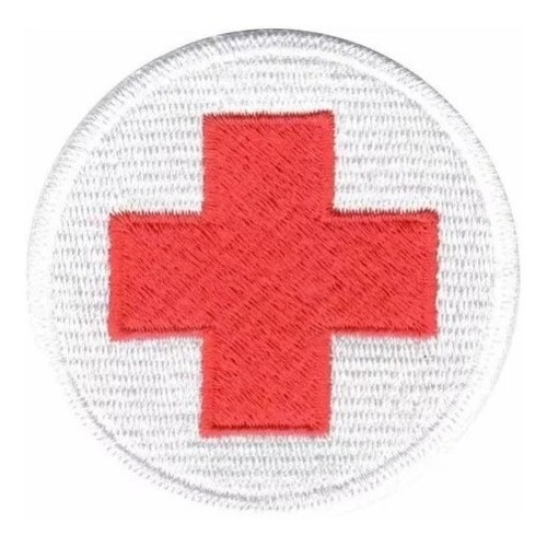 Patch Bordado Enfermagem Cruz Socorro Medicina Termocolante | Shopee Brasil