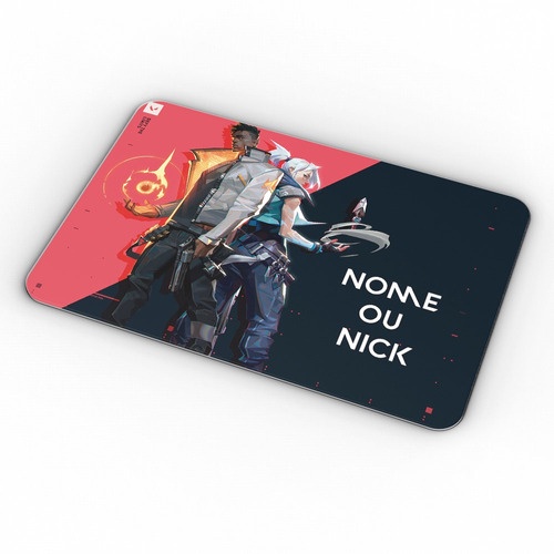 Mouse Pad Valorant Personalizado Com Nome Gamer - 40cm X 28c | Shopee ...