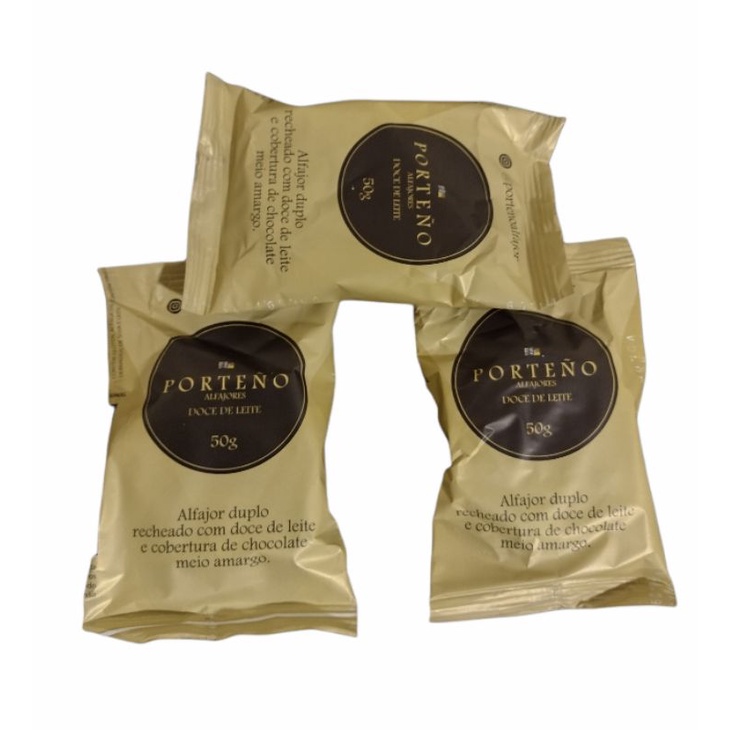 Alfajor Porteno Cx 18 Unidades - Alfajor Duplo Recheado com Doce de ...