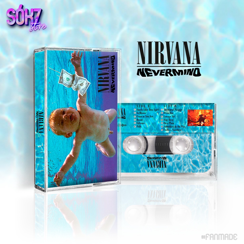 Fita K7: Nirvana - Nevermind (FanMade) | Shopee Brasil