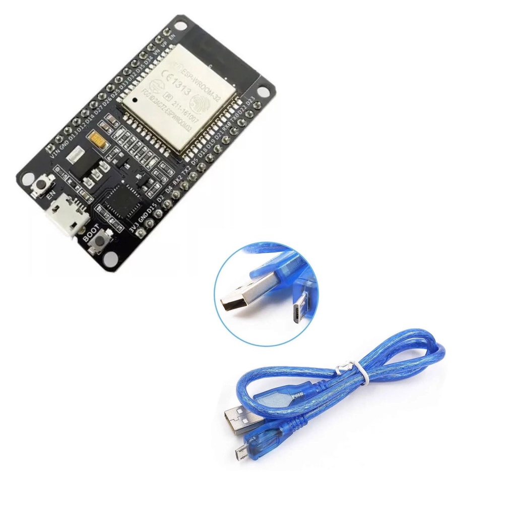 Esp32 Placa De Desenvolvimento Wifi +bluetooth Esp 32 + Cabo [ Código 271 ] | Shopee Brasil
