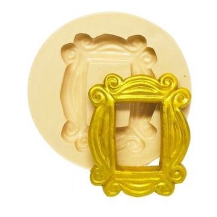 Molde De Silicone Moldura Friends Para Decorar Amigos | Shopee Brasil