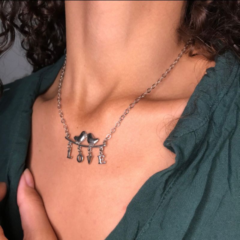 colar Love Bird | Shopee Brasil