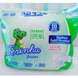 Fralda JUVENIL Descartável Ferinha Júnior de 20 a 33 kg com 10 unidades ...