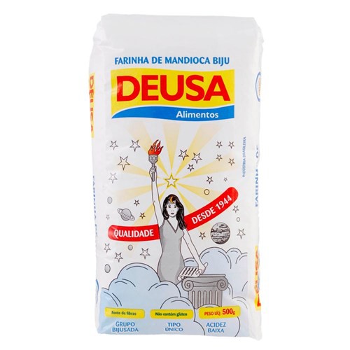3 Farinha de Mandioca Biju Deusa Pacote 500G | Shopee Brasil