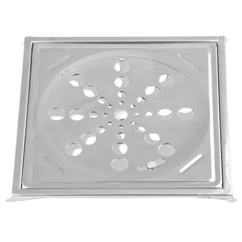 Ralo Inox Quadrado Grelha 15x15 inox com caxilho | Shopee Brasil