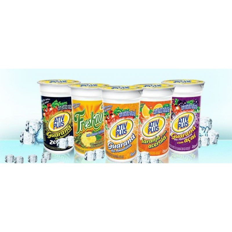 Suco Ativ Plus 290 ml - Caixa com 24 und | Shopee Brasil