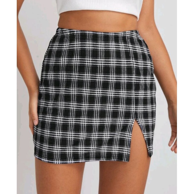 saia xadrez quadriculada | Shopee Brasil