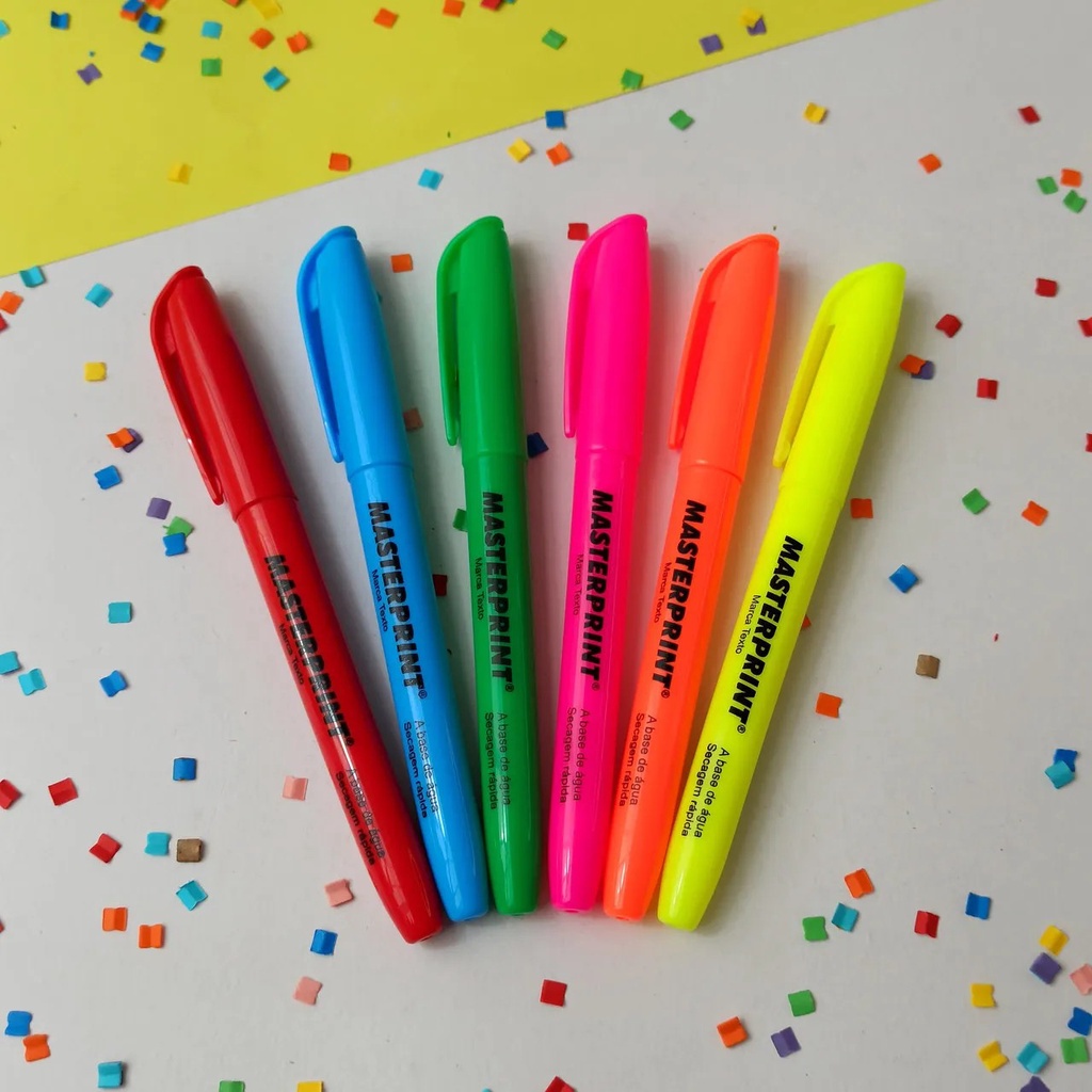 Marca texto Masterprint Neon | Shopee Brasil Marca texto Masterprint Neon | Shopee Brasil