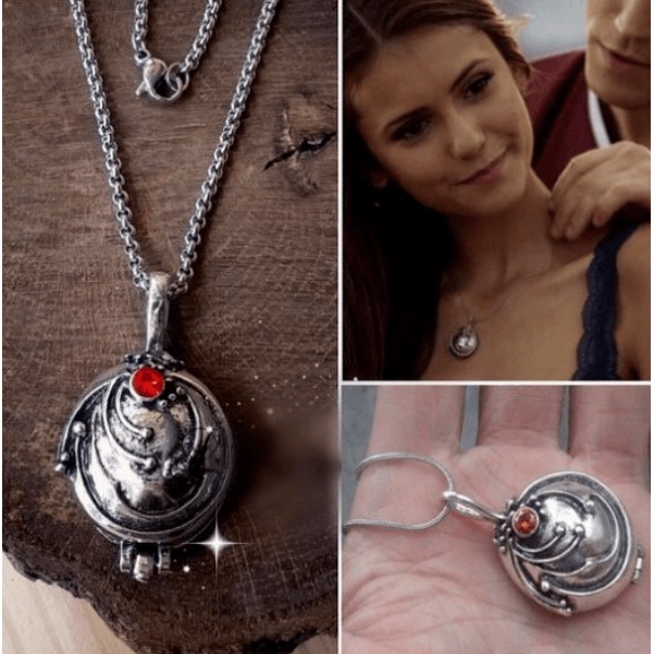 Colar Cordão Pingente Vampire Diaries Elena Gilbert Porta Verbena ...