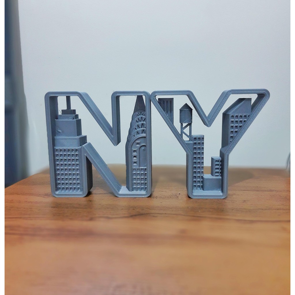 Letra Decorativa Letreiro Ny New York | Shopee Brasil