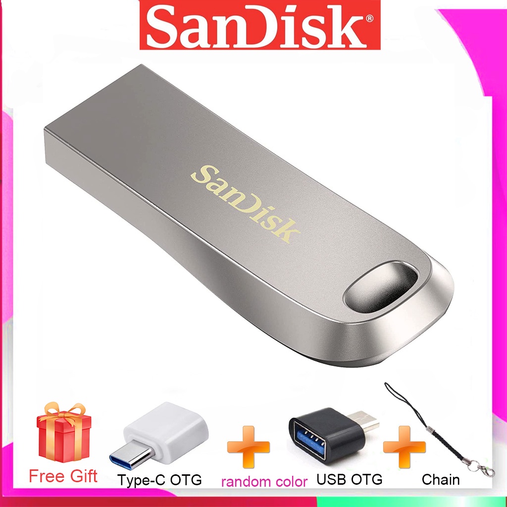 Sandisk Pen Drive De Alta Velocidade USB Flash 128GB 256GB 512GB 1 2TB ...