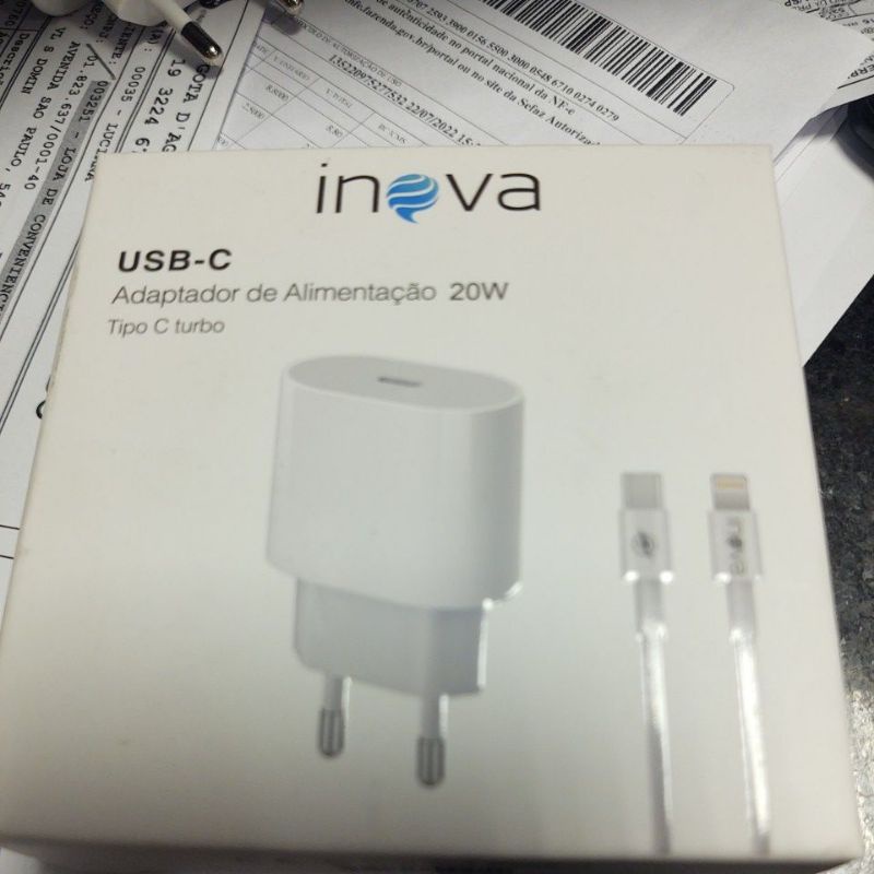 carregador inova iPhone | Shopee Brasil