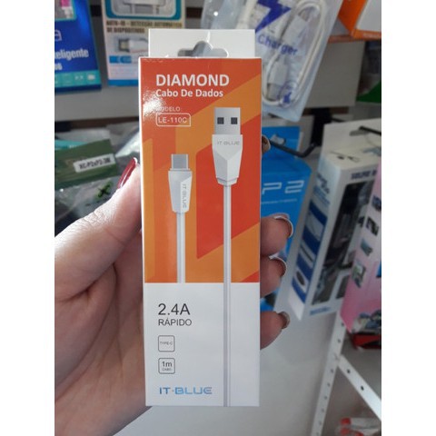 Cabo IT Blue Cabos V8.4A Rápido | Shopee Brasil