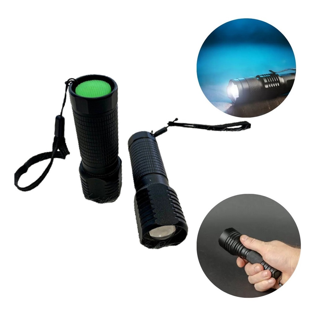 Lanterna Profissional Luz Led Alta Luminosidade C/ Zoom | Shopee Brasil
