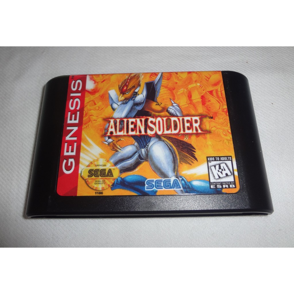 Alien Soldier Mega Drive (paralelo/alta Qualidade) | Shopee Brasil