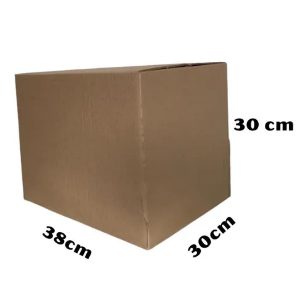 50 Caixas De Papelão 38x30x30 Mudança Embalagem - Escorrega o Preço