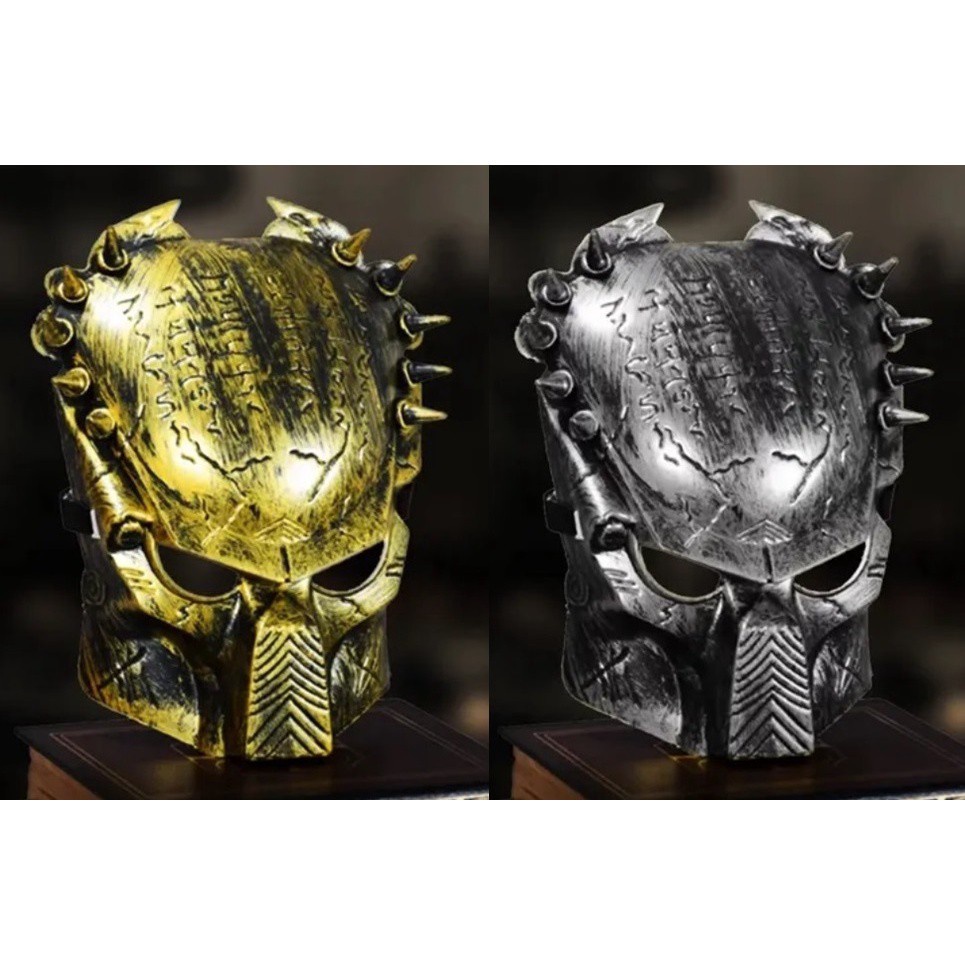 Máscara Predador Kit 2 unidades 1 Prata e 1 Dourado | Shopee Brasil