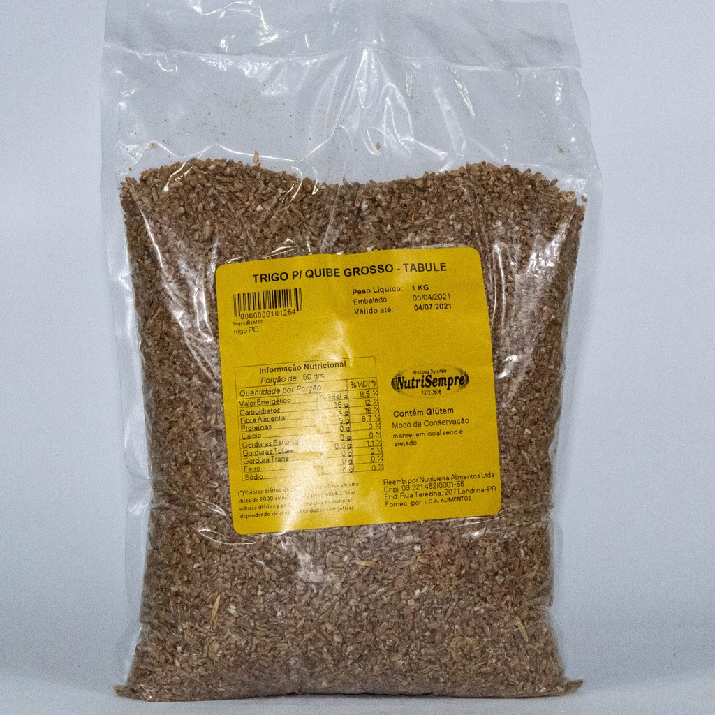 Trigo Para Quibe Grosso - 500g/1kg - Terra Verde | Shopee Brasil