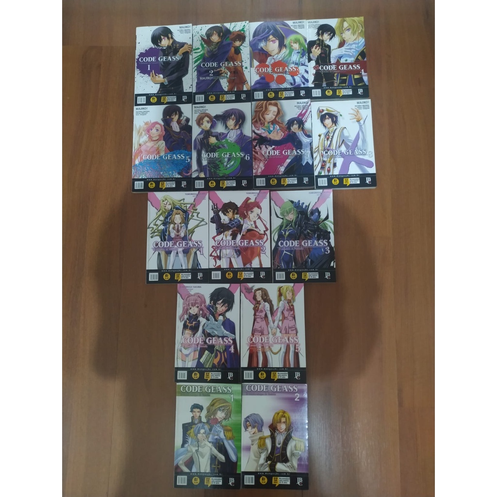 Mangá - Code Geass Completo | Shopee Brasil