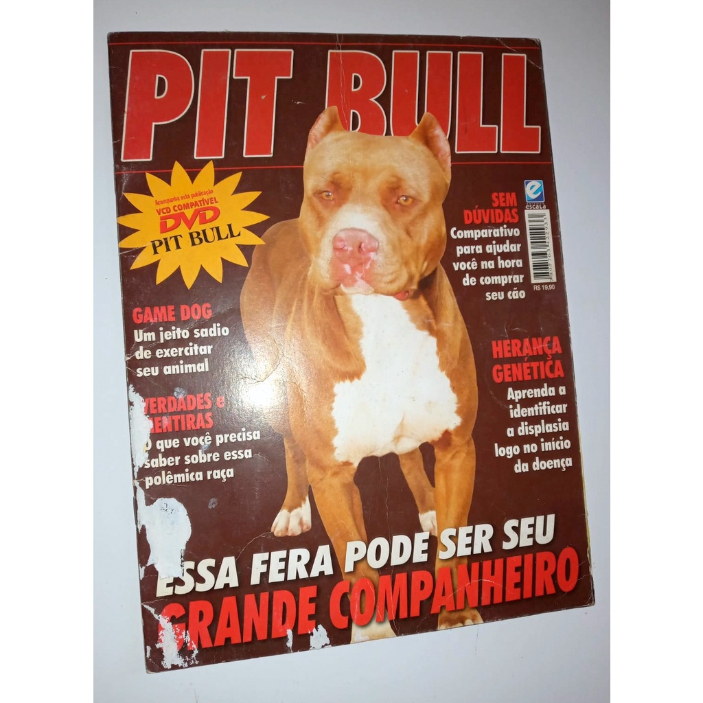 Revista Do Pit Bull Editora Escala | Shopee Brasil