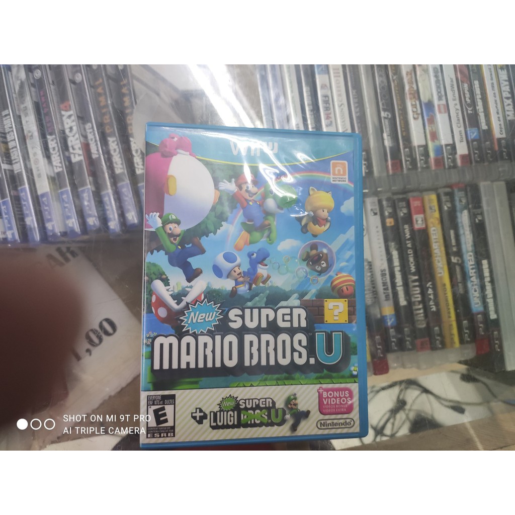 new super mario E luigi broos u WIIU Midia Fisica | Shopee Brasil