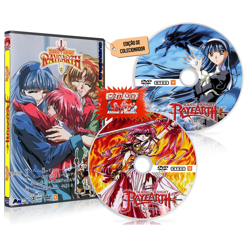 Dvd Guerreiras Magicas De Rayearth Dublado + Ovas | Shopee Brasil