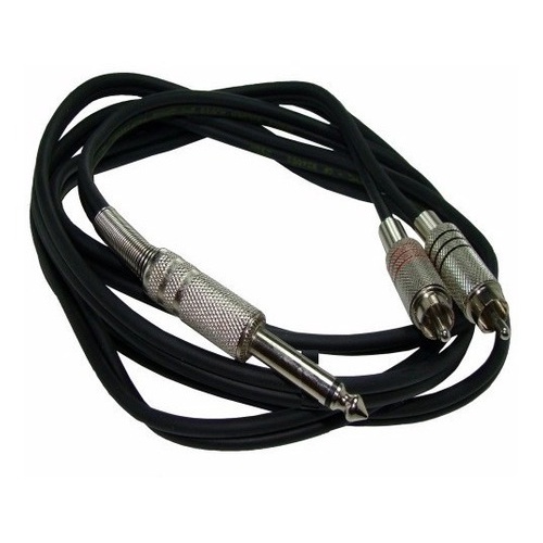 Cabo P10 Mono X 2 Rca 10 Metros Excelente Qualidade | Shopee Brasil