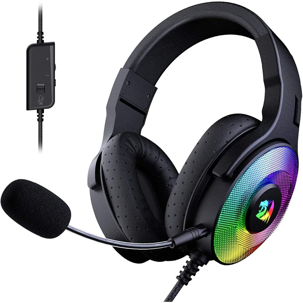 Headset Fone Gamer Redragon Pandora 2 Rgb, H350rgb-1 Premium | Shopee ...