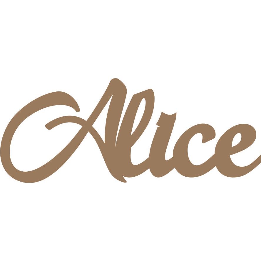 10 Nomes Alice MDF Parede Decoração 3x7 cm | Shopee Brasil
