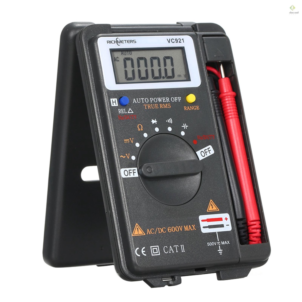 Docooler RICHMETERS Mini Multímetro Digital Portátil Multifuncional ...