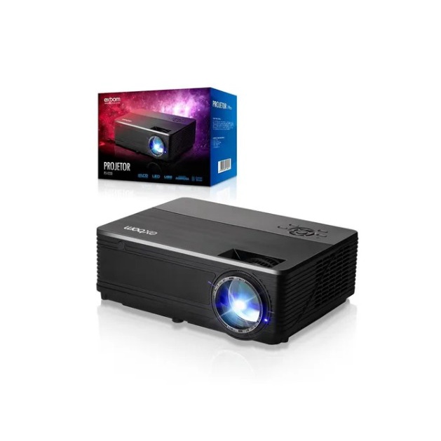 Projetor Led C/ Multimídia 2800 Lumens Pj-v220 Exbom | Shopee Brasil