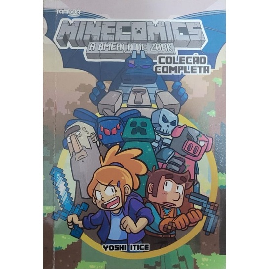 Minecomics - A Ameaça de Zork: Coleção Completa (Minecraft) | Shopee Brasil